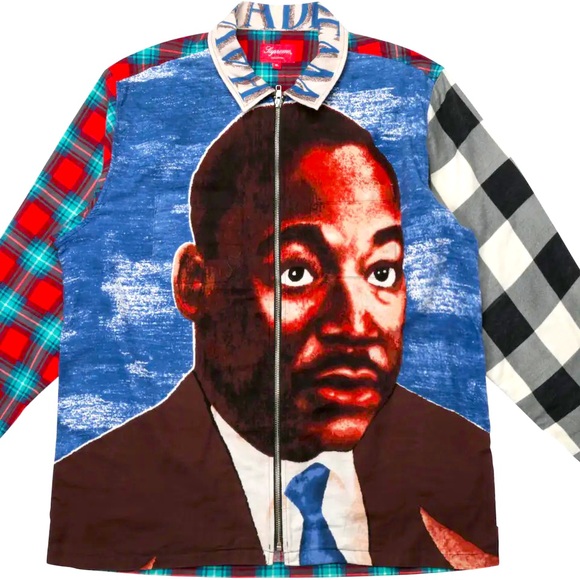 Supreme | Jackets & Coats | Supreme Mlk Zip Up Flannel Shirt Size Small ...